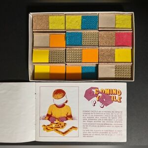 Fernand Nathan | Games | Vintage 7s Tactile Domino Puzzle Game Designed ...
